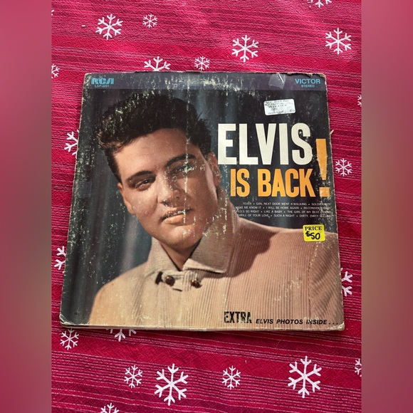 RCA | Media | Elvis Presley Elvis Is Back Lsp223 Orange Label W Army ...